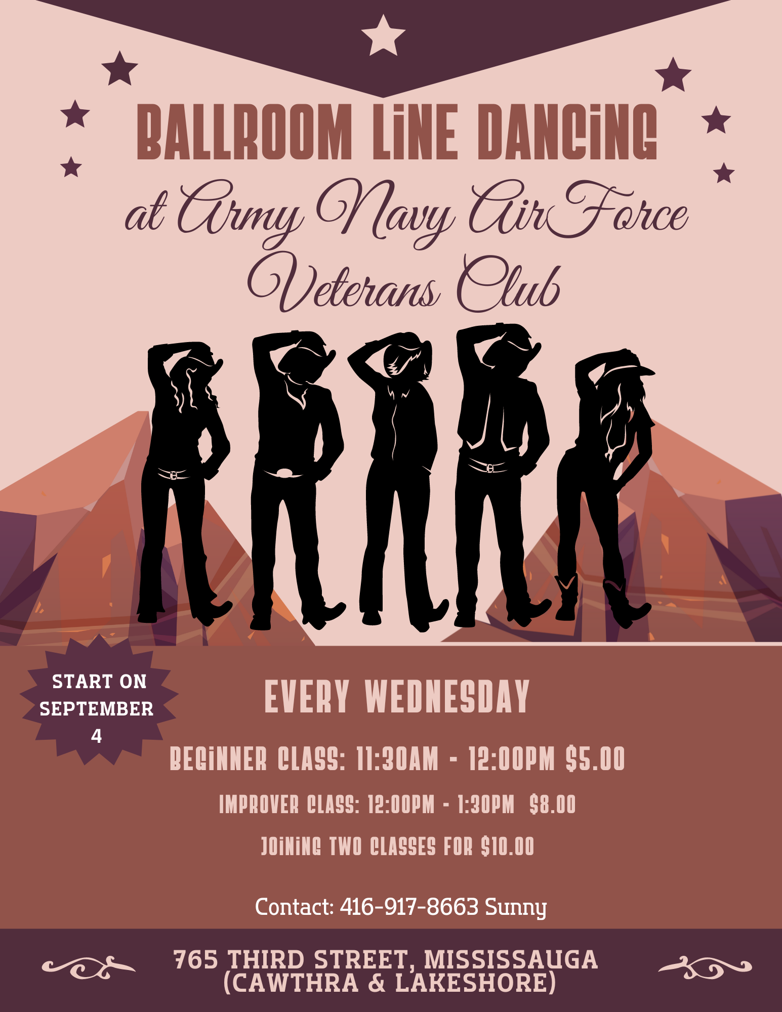 Ballroom Line Dancing – Army Navy Air Force Veteran’s Club – Councillor ...