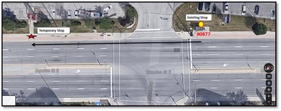Bus Stop Relocation – Westbound Dundas Street at Mattawa Avenue ...